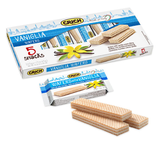 Wafers - Crich Biscotti, Wafers, Crackers, snack e salatini